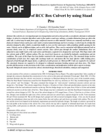 Analysis and Design of RCC Box Culvert | PDF | Flood | Discharge ...