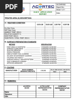 Daily Coating Insp Report | PDF | Paint | Industries