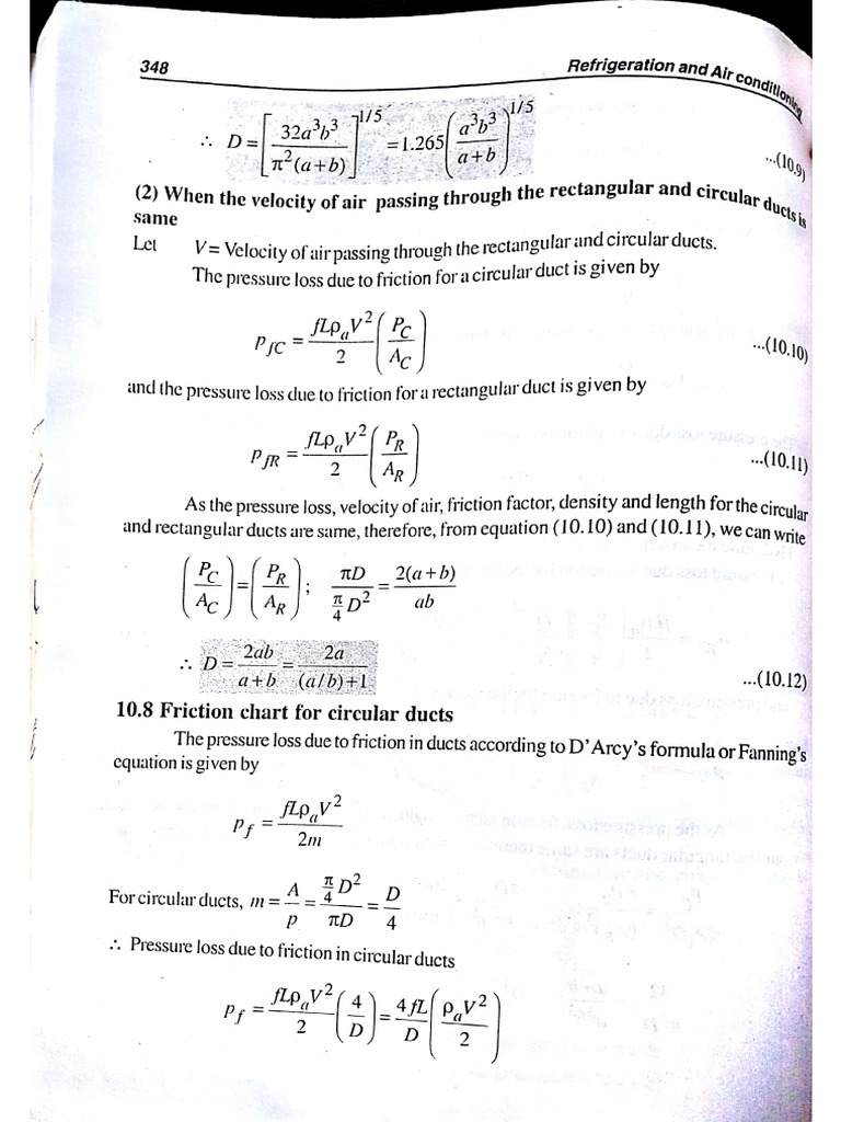 Friction Chart and Dynamic Losses | PDF