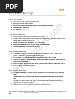 Class 9 Science Exemplar Solution Chapter-11 Work and Energy | PDF ...