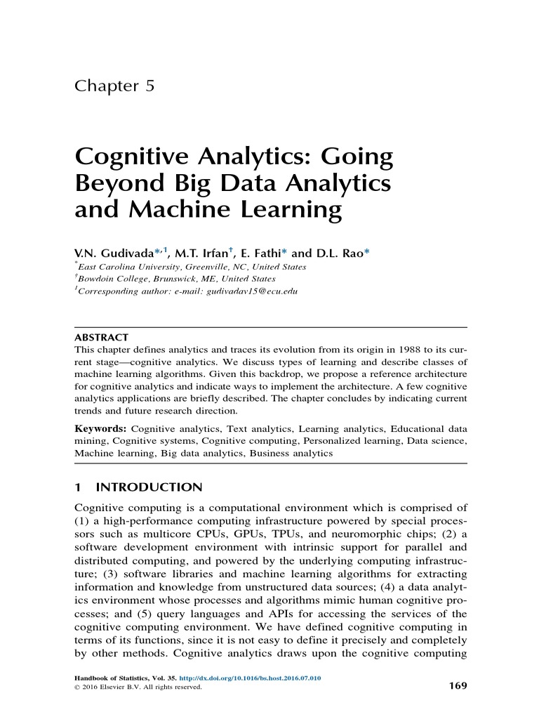 Cognitive - Analytics - Going Beyond - Big - Data - Analytics - and ...