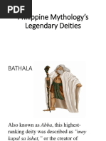 Ancient Gods and Goddesses of The Early Filipinos | PDF | Deities | Goddess