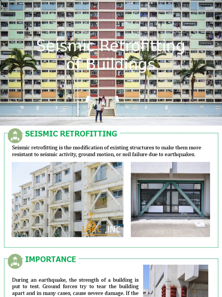 Seismic Retrofitting of Buildings | PDF