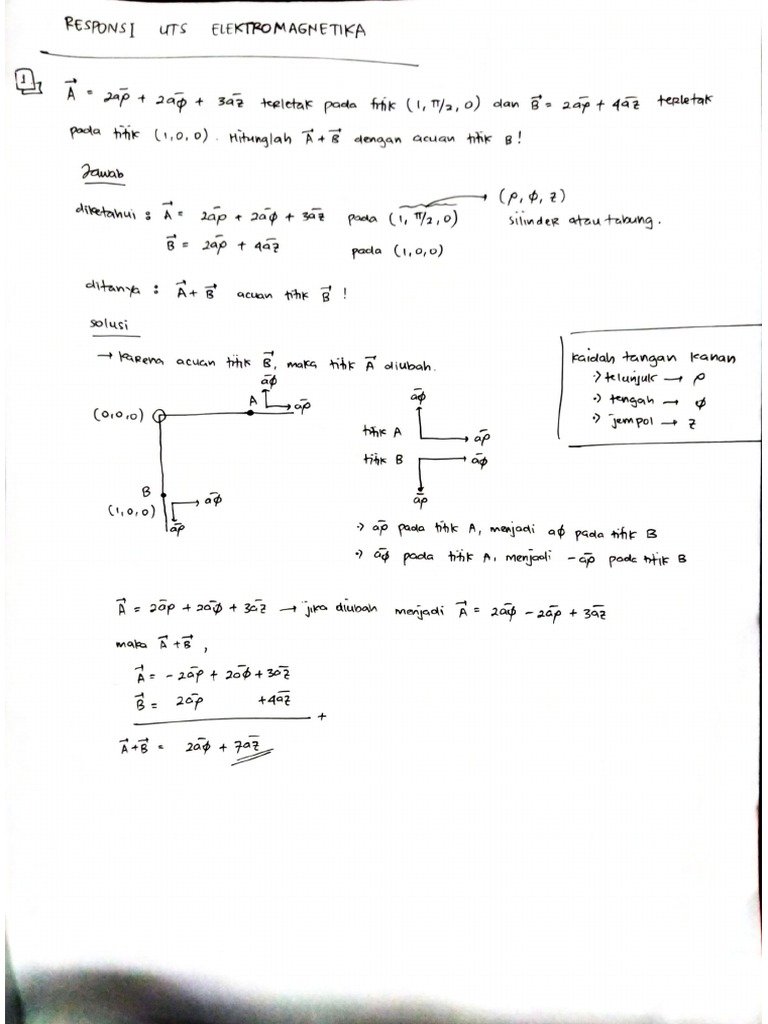 Responsi UTS Elmag PDF | PDF