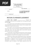 Motion For Issuance of Writ of Execution Sample | PDF | Lawsuit ...