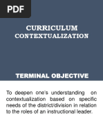 Learning Package (Contextualization, Localization & Indigenization | PDF | Learning | Curriculum