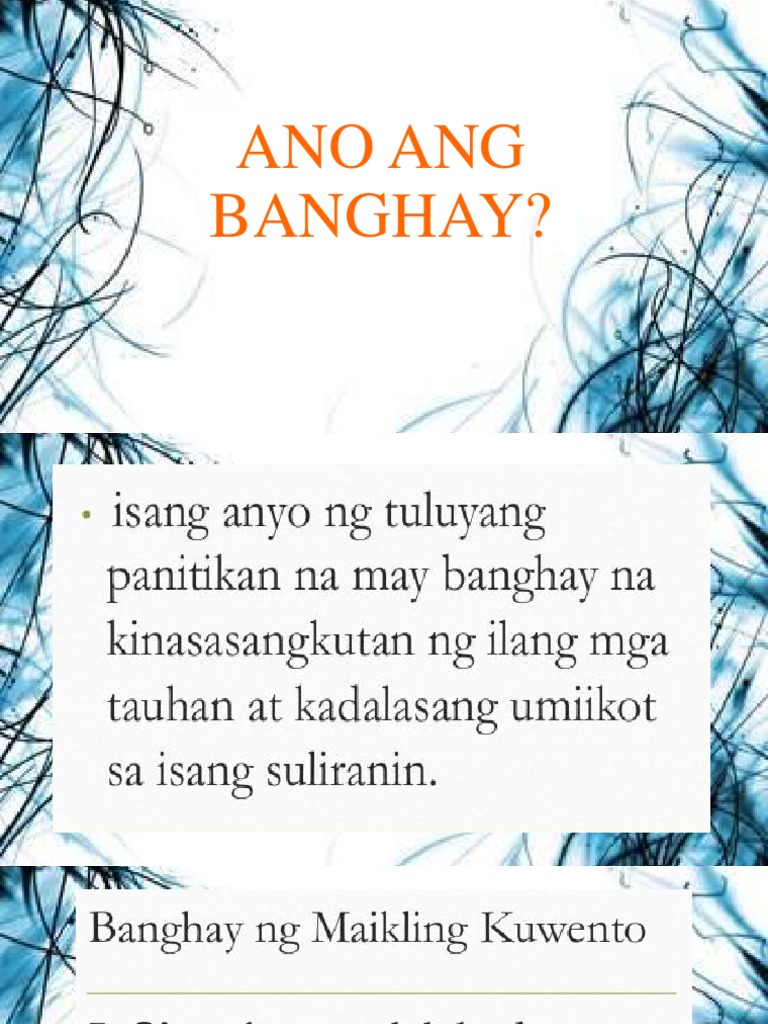 Ano Ang Banghay | PDF