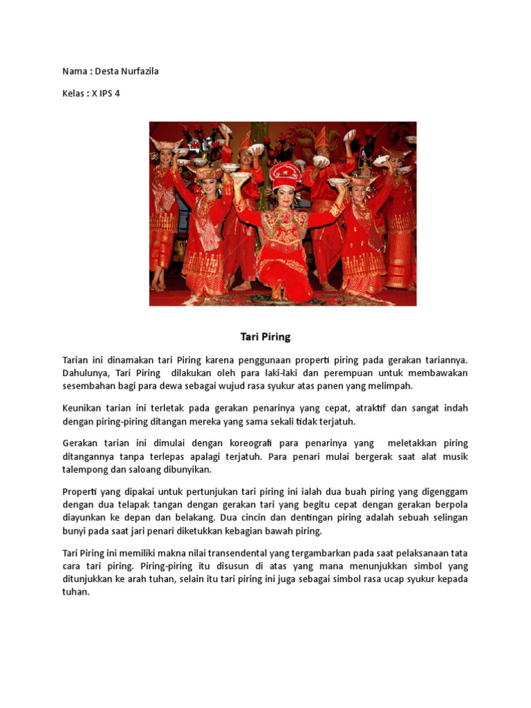 Tari Piring | PDF