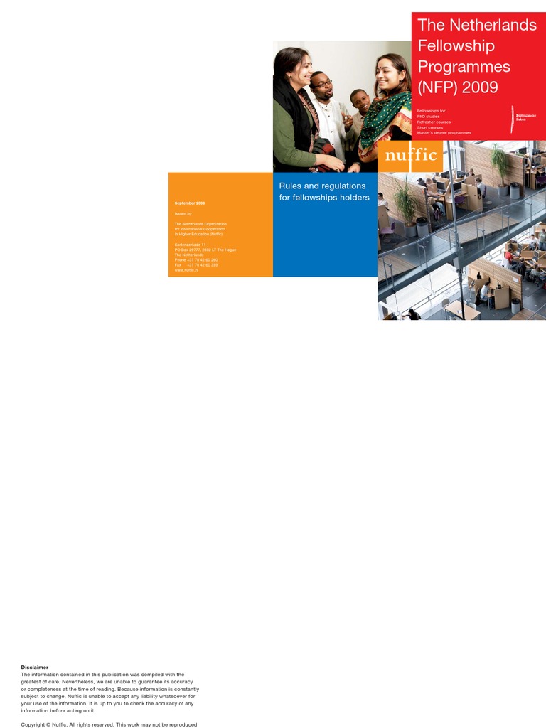 The Netherlands Fellowship Programmes (NFP) 2009: Rules and Regulations ...