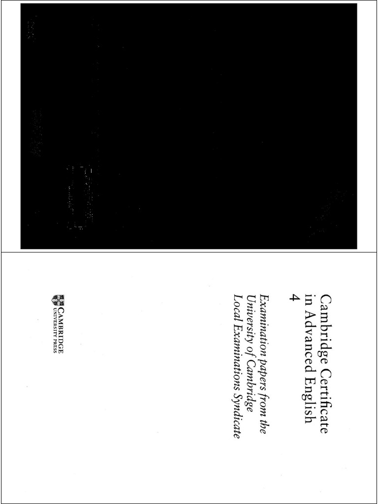 CAE Past Papers With Answers 1 PDF | PDF