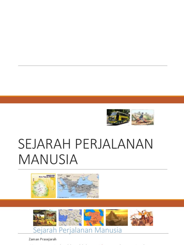 Sejarah Perjalanan Manusia | PDF
