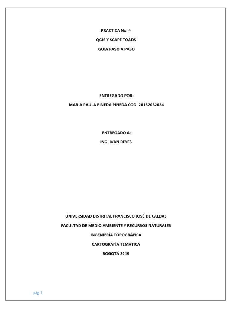 Guia Qgis, Scape Toads. | PDF