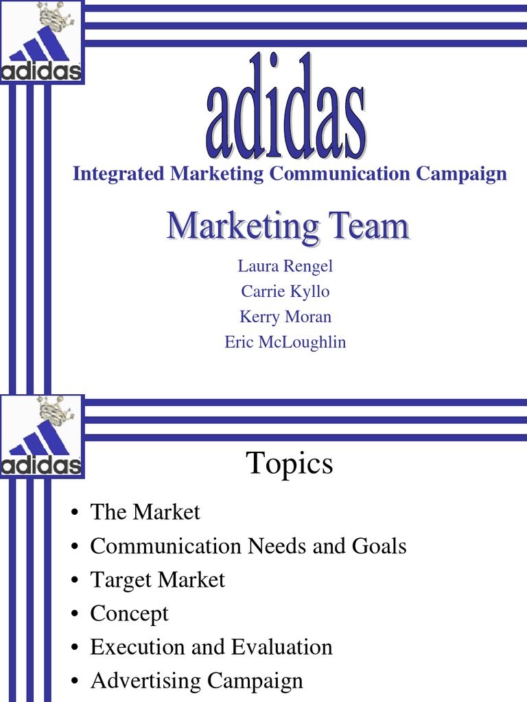 Imc Campaign Adidas | PDF | Advertising | Marketing Communications