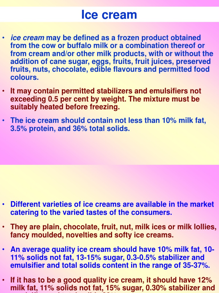 Icecream | PDF