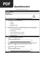 Survey Questionnaire - Coffee Shops | PDF | Business