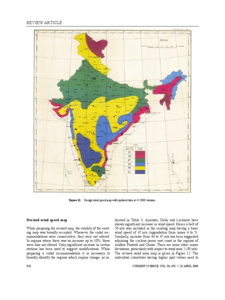 Wind Zone Map | PDF | Map | Weather