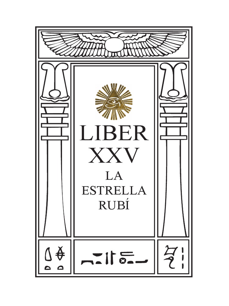 Esp 0025 Liber XXV La Estrella Rubi | PDF | Religión y espiritualidad