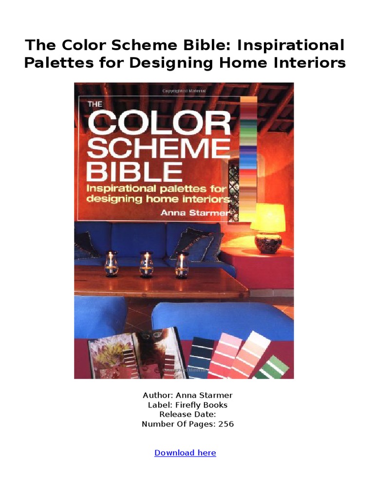 Color Scheme Bible Inspirational Designing | PDF