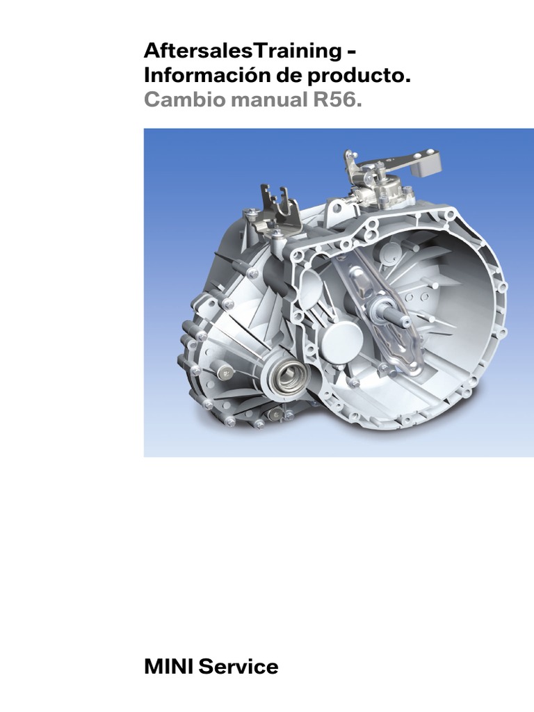 Transmision Manual R56 Mini | PDF | Transmisión (Mecánica) | Eje