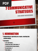 7 Types of Communicative Strategies | PDF | Nonverbal Communication ...