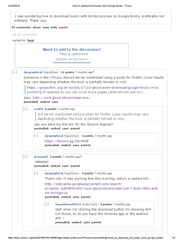 How To Download Full Books From Google Books | PDF