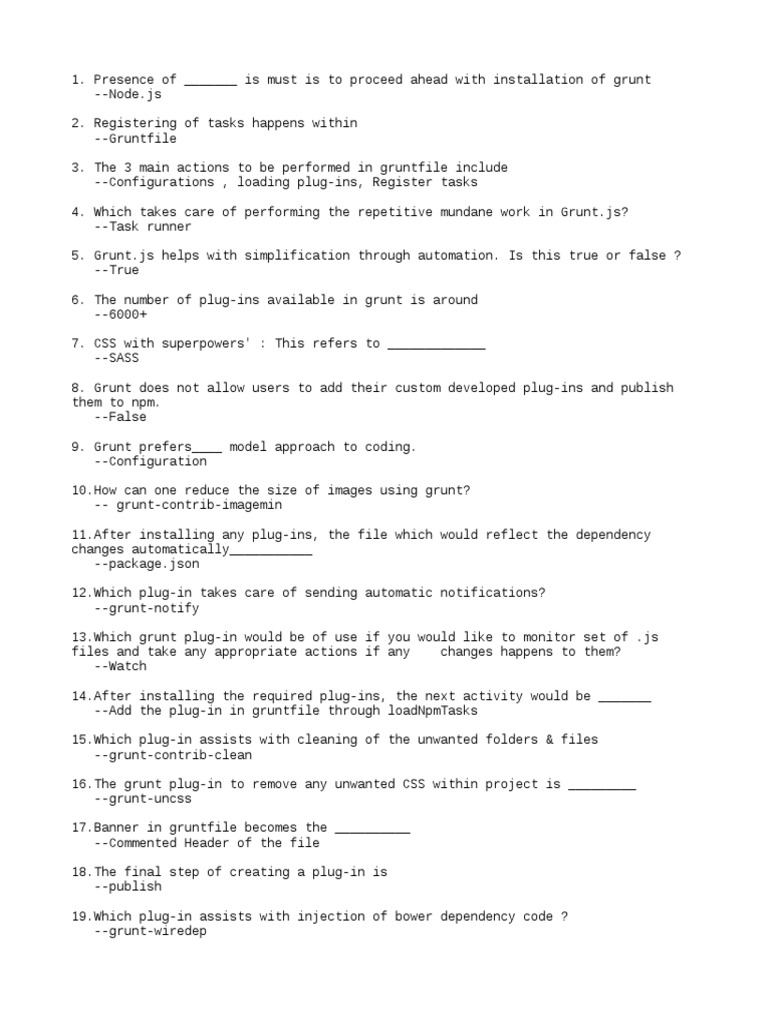 Automation With Grunt JS | PDF | Technology & Engineering