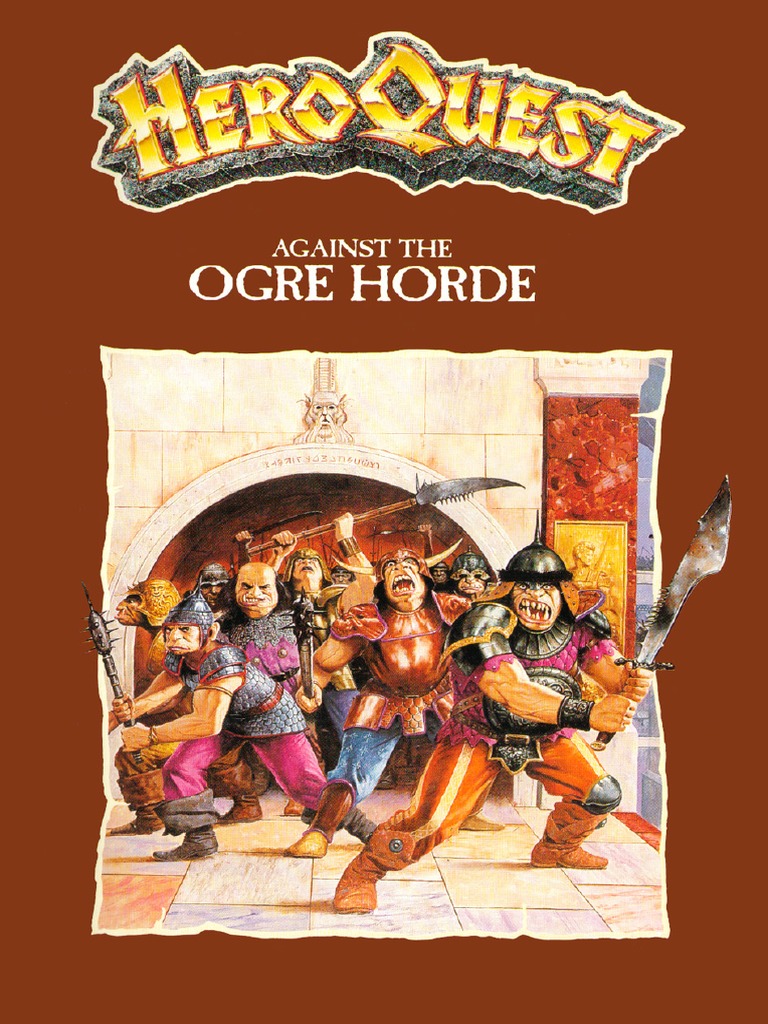 Hero Quest - Quest Book - Against The Ogre Horde PDF | PDF