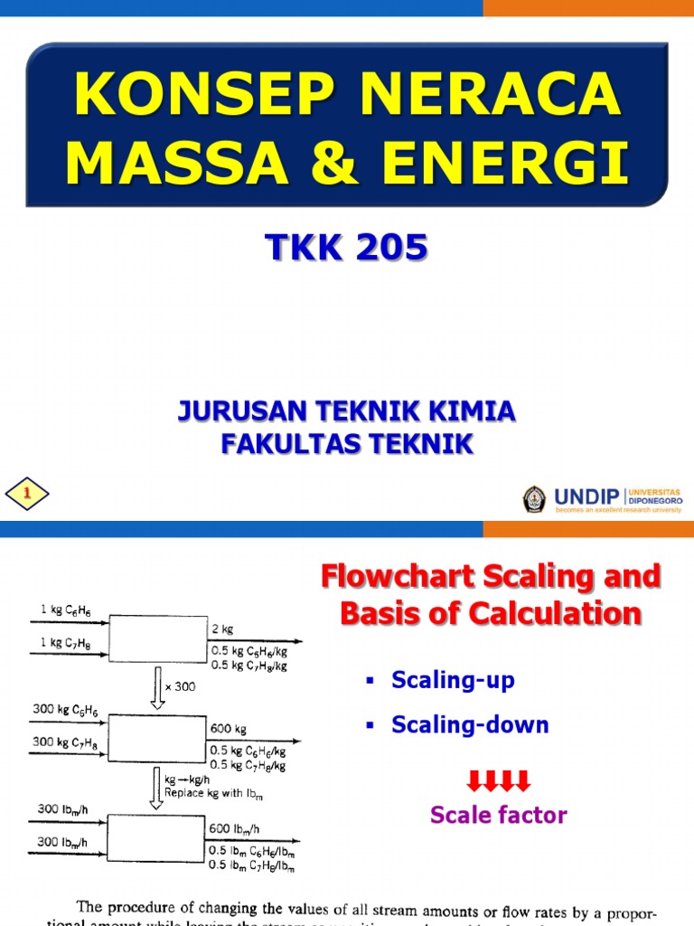 06 TK 205 Konsep Neraca Massa Dan Energi - 02 | PDF