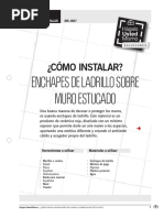 Tipos y Proceso de Enjarre en Muros | PDF