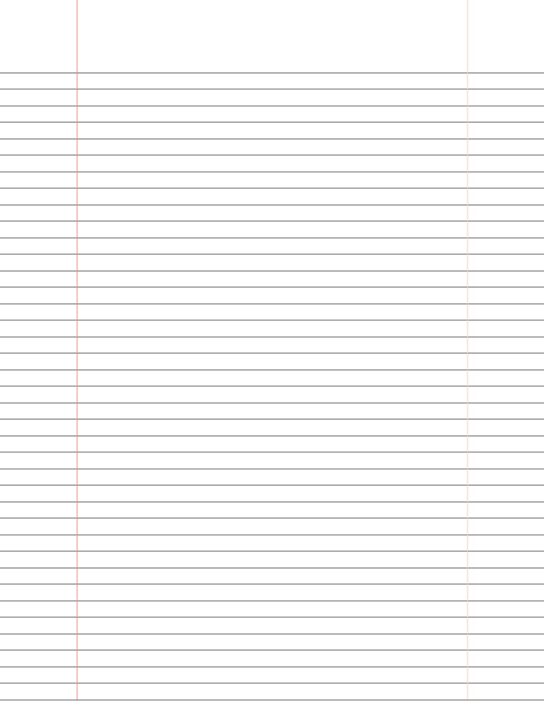 Plantilla Hoja Rayada PDF | PDF