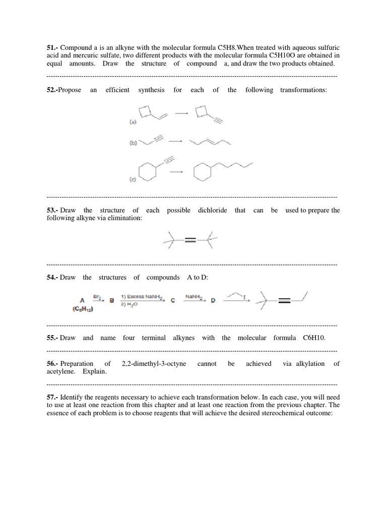 C5h8 Isomers