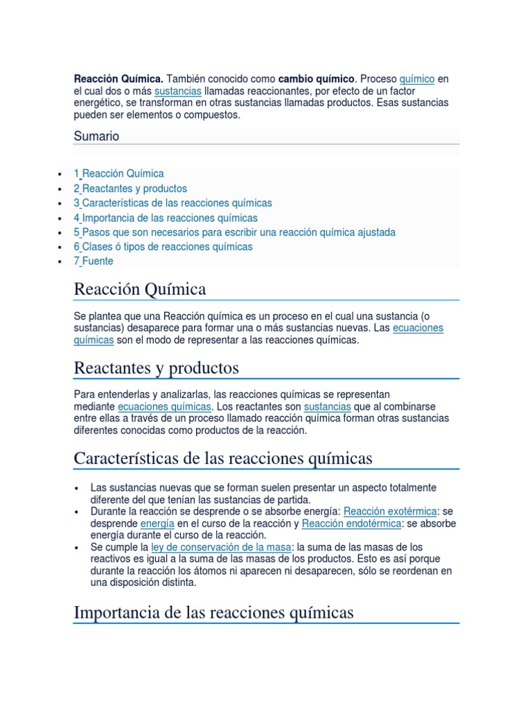 Proyecto de Quimica | PDF | Reacciones químicas | Metano