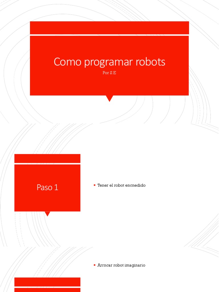 Como Programar Robots | PDF