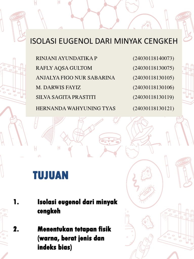 Isolasi Eugenol Dari Minyak Cengkeh 2 | PDF