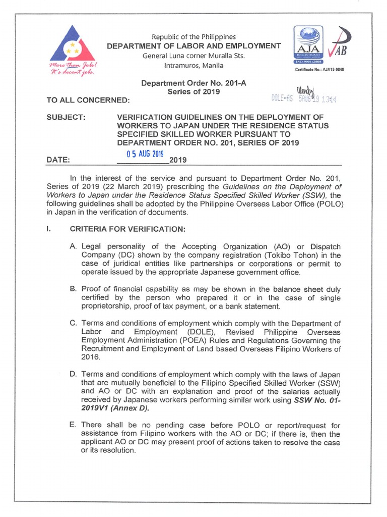 SSW Guidelines | PDF