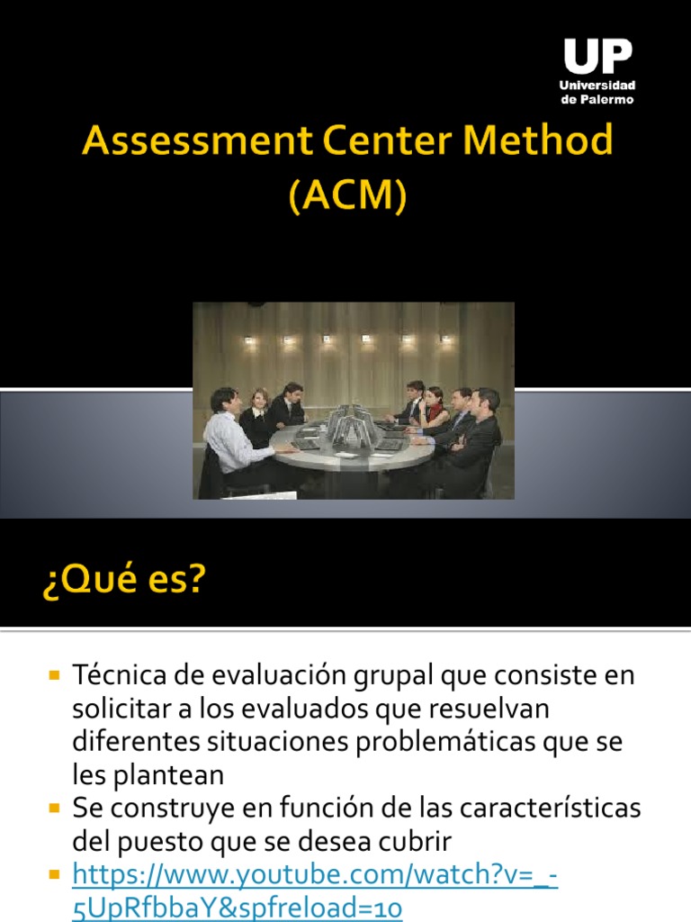 Assessment Center Method - ACM | PDF