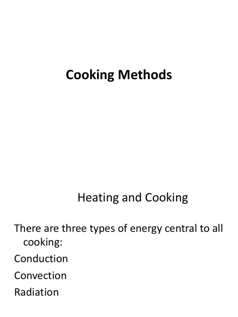 Cooking Methods | PDF | Stir Frying | Food Preparation