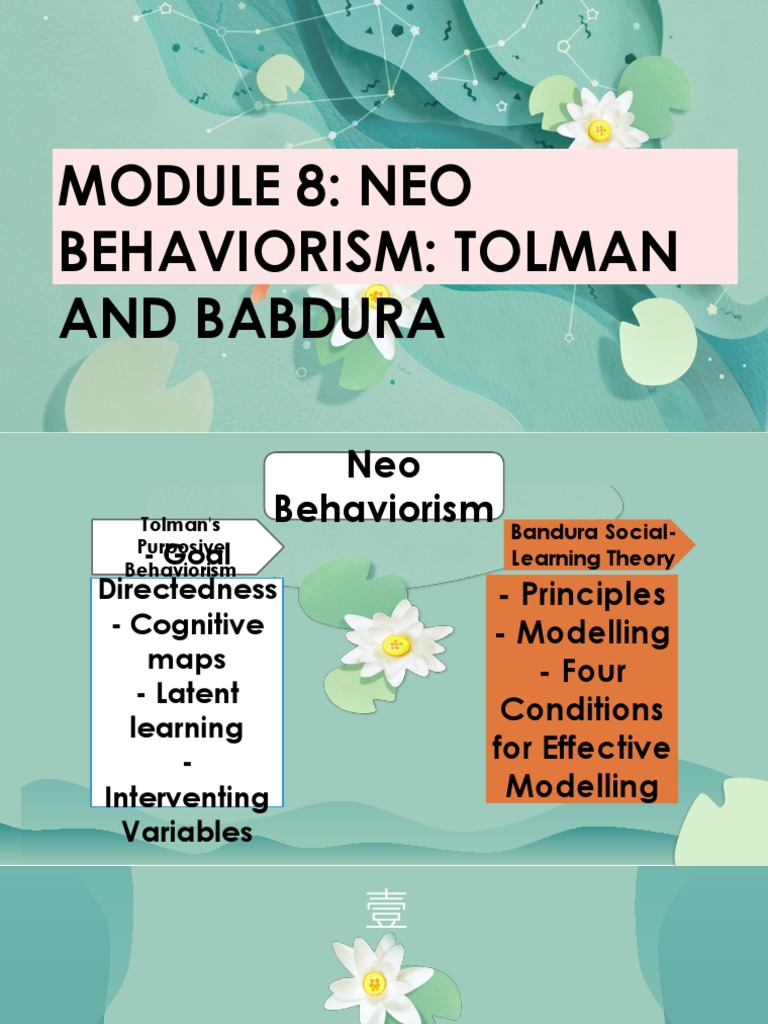 MODULE 8 - NEO B-WPS Office | PDF | Behaviorism | Reinforcement