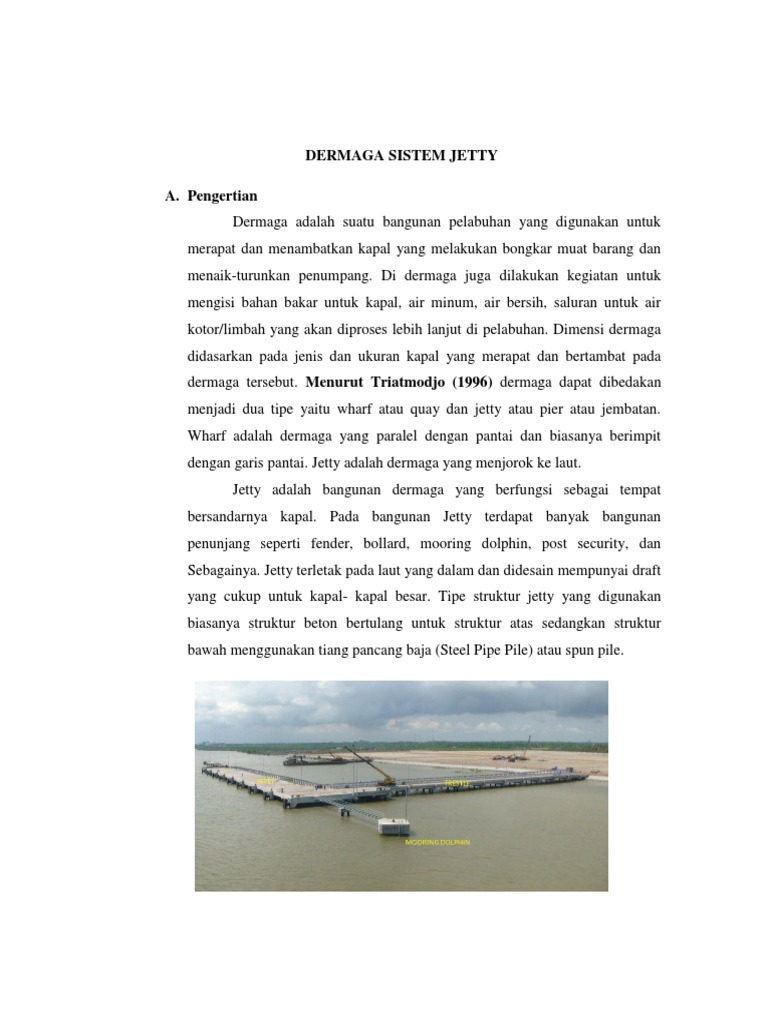 Dermaga Sistem Jetty | PDF