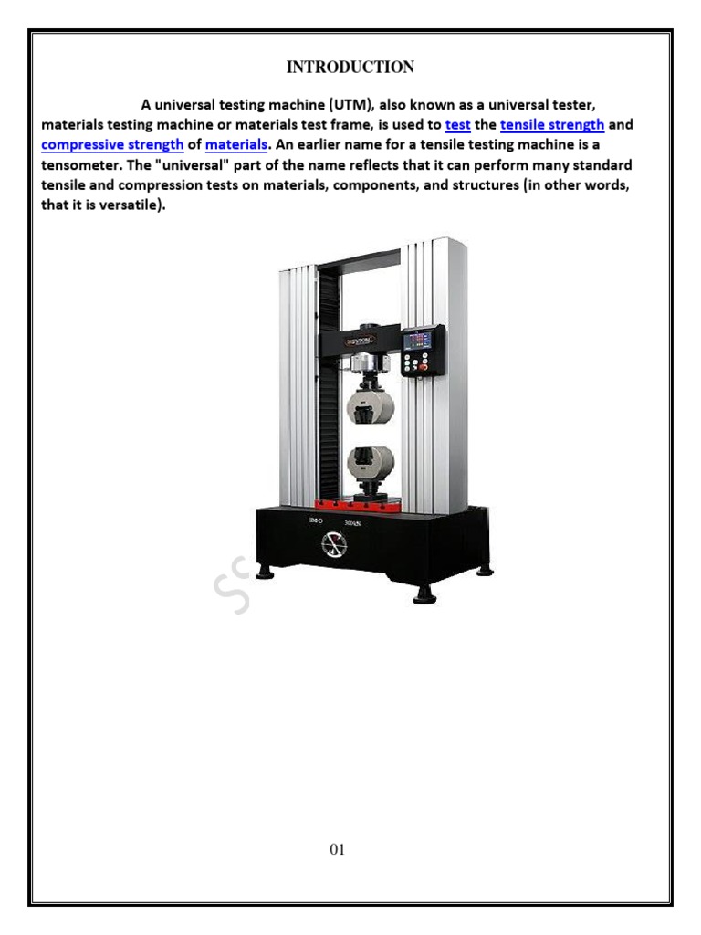 Utm Project | PDF | Deformation (Engineering) | Young's Modulus