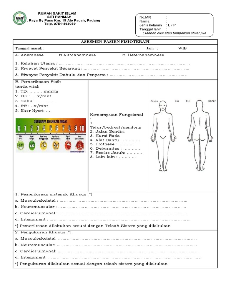 Asesmen Fisioterapi | PDF