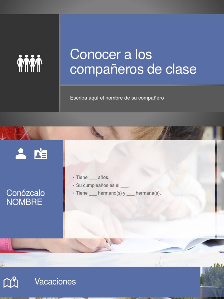 Datos Curiosos de Compañeros de Clase | PDF