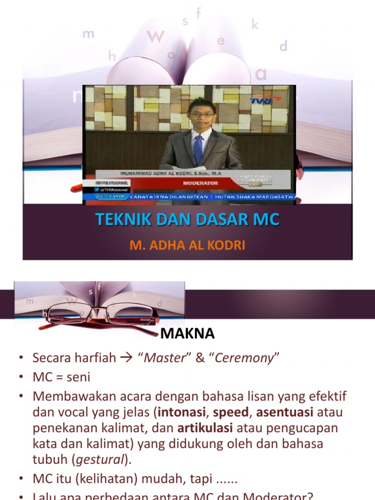 Panduan Teknik Menjadi MC Profesional | PDF