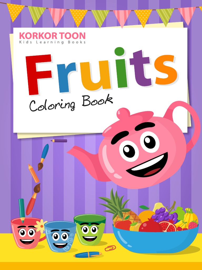 Fruits Coloring Book | PDF