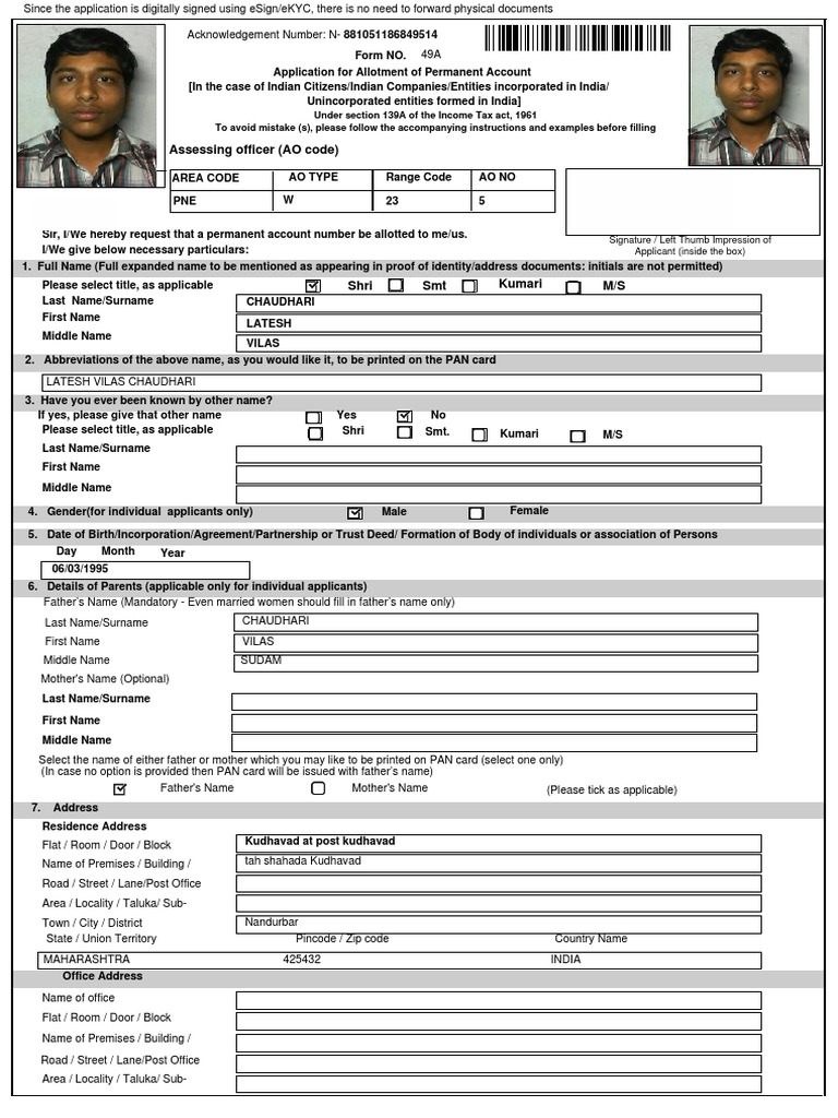Signed 881051186849514 | PDF | Identity Document | Government And ...