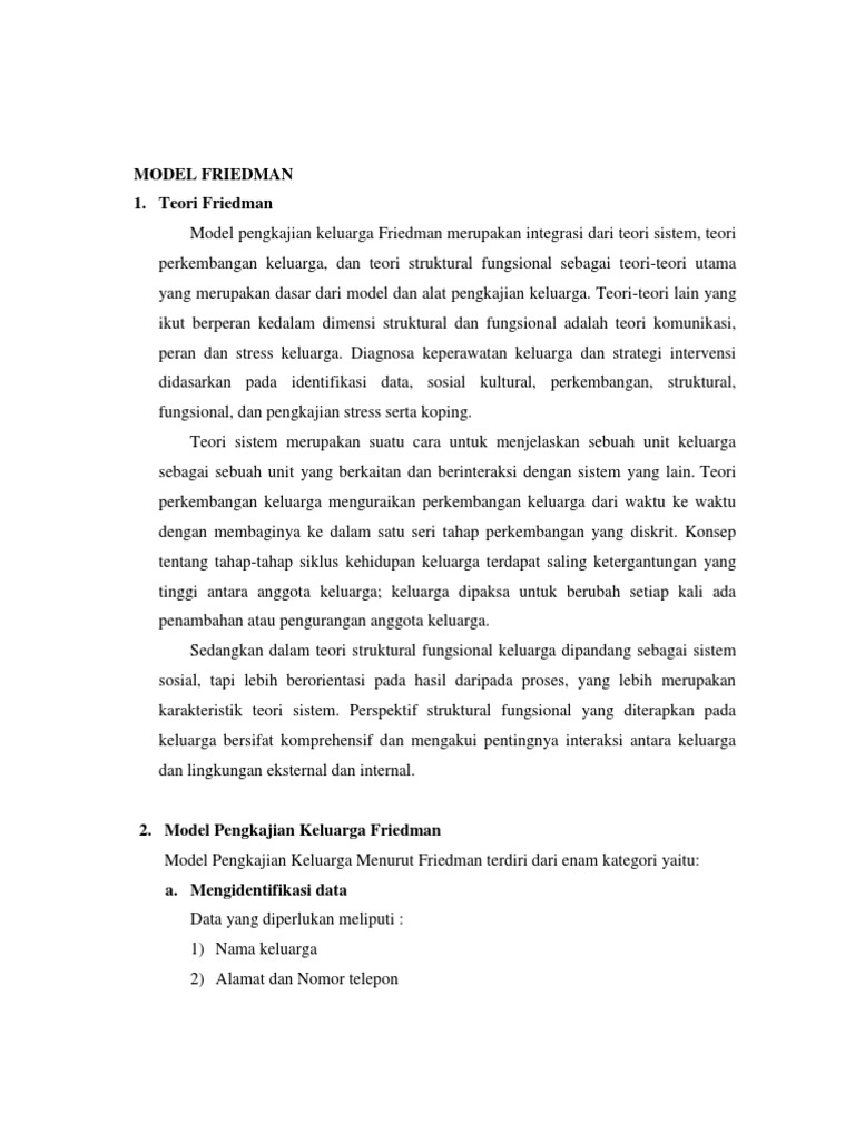 Model Friedman | PDF