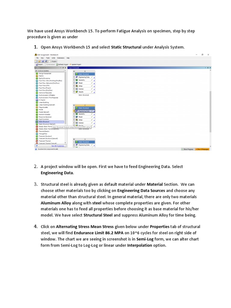 ANSYS Report of CREO Model PDF | PDF | Fatigue (Material) | Force