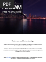 PE Civil - Structural Practice Exam | PDF | Beam (Structure) | Deep ...