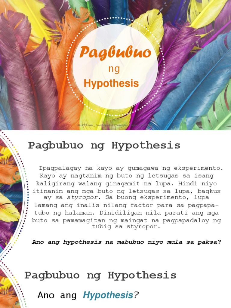 Pagbubuo NG Hypothesis | PDF