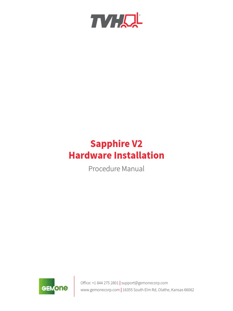 Sapphire V2 Installation Manual | PDF | Electrical Connector | Relay